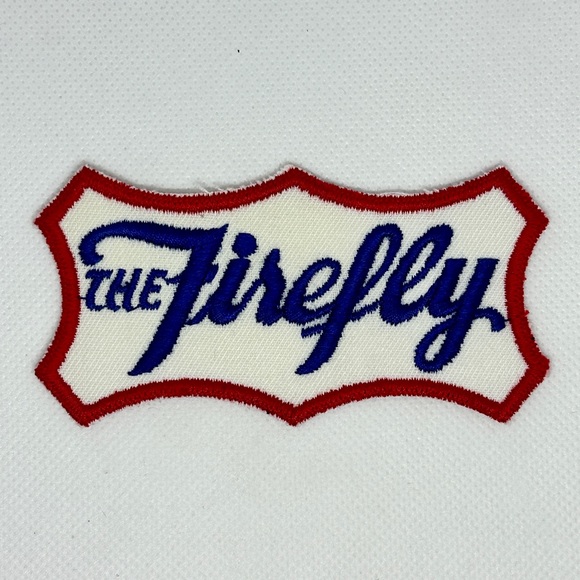 Art | Vintage Red Cream And Blue The Firefly Patch | Poshmark